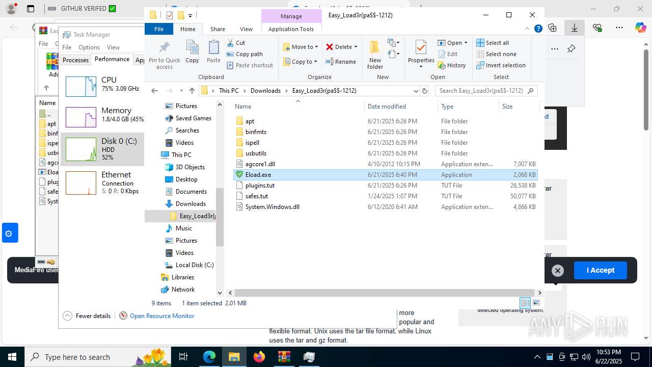 Malware analysis https://sites.google.com/view/github-launcher ...