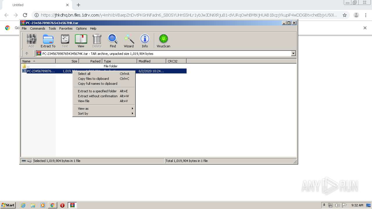 Malware analysis https://jhkdhq.bn.files.1drv.com ...
