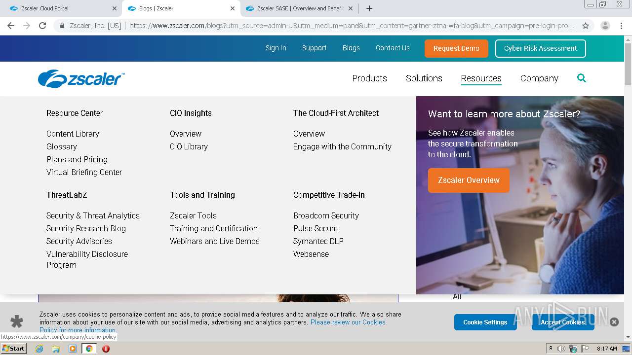 Malware analysis http://mobile.zscalerthree.net Malicious activity ...
