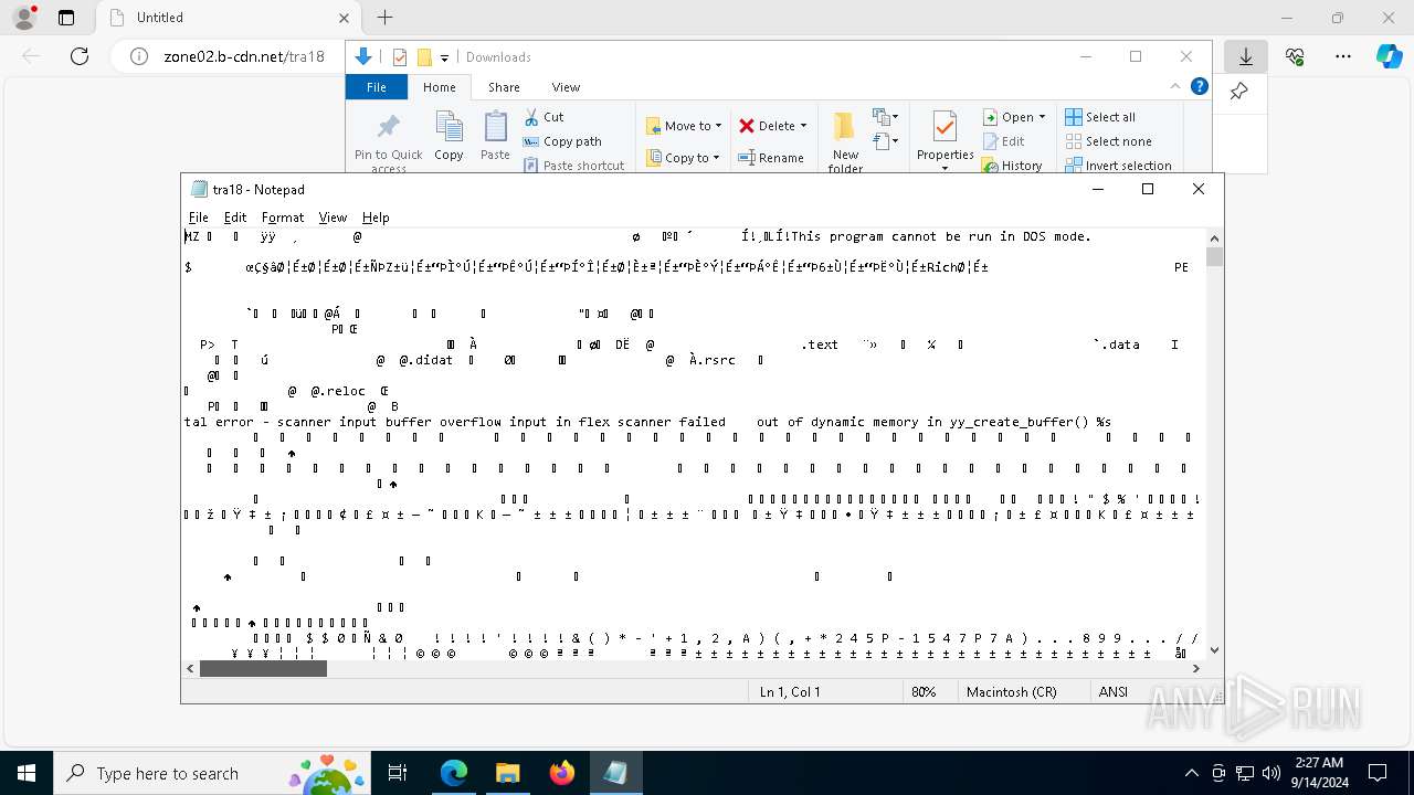 Analysis http://zone02.b-cdn.net/tra18 Malicious activity - Interactive ...