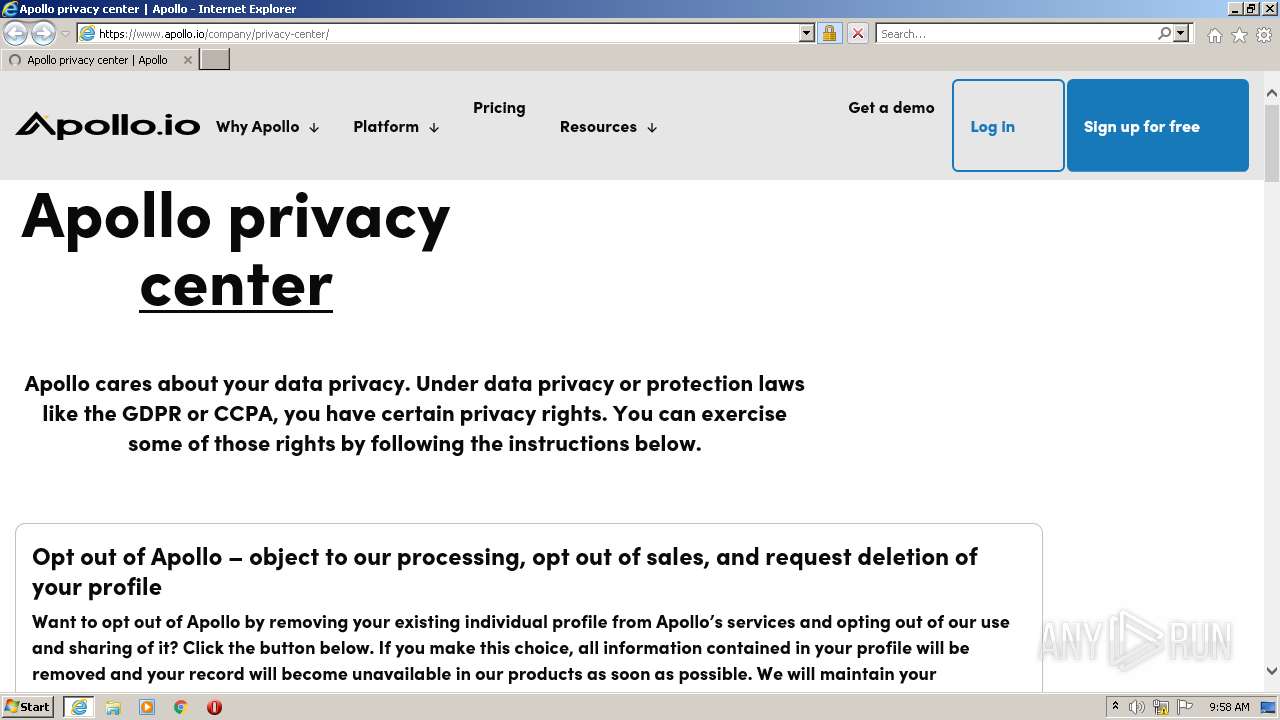 Malware analysis http://apollo-privacy.com Malicious activity | ANY.RUN ...