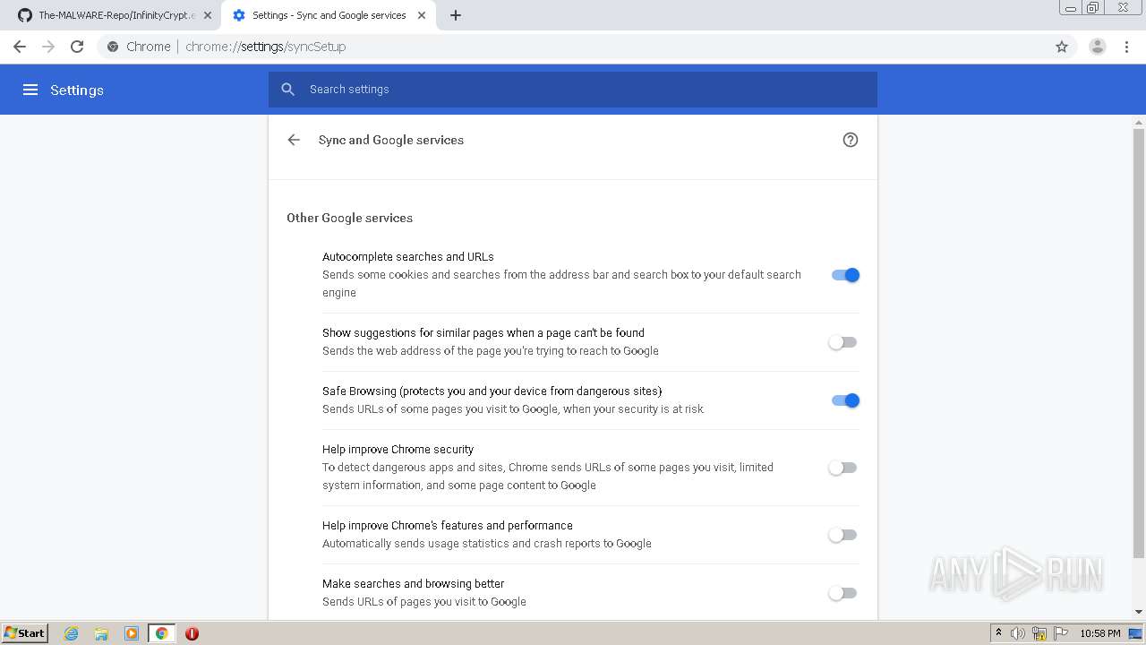 Malware analysis https://github.com/TheG0df2ther/The-MALWARE-Repo/blob/master/Ransomware ...