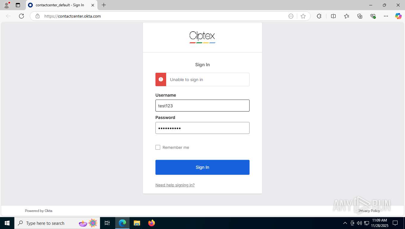 Malware analysis https://contactcenter.okta.com No threats detected ...