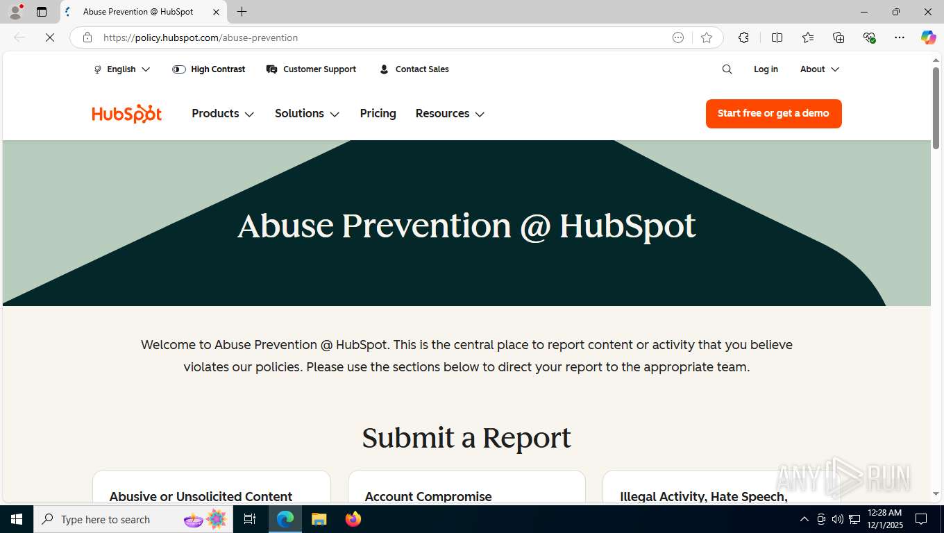 Malware analysis http://mailto:1axcsjnhxo6bqjgesv6vfiyk0t6epmoy7hp33b@bf04x.hubspotemail.net ...
