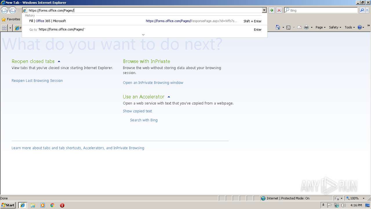 Malware analysis https://forms.office.com/Pages/ResponsePage.aspx?id=Wfb7s51K5EOjgx8UjaSbL ...