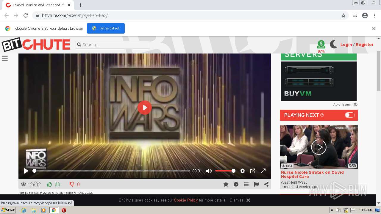 Malware analysis https://www.bitchute.com/video/hjMyF8epEEa3/ Malicious ...