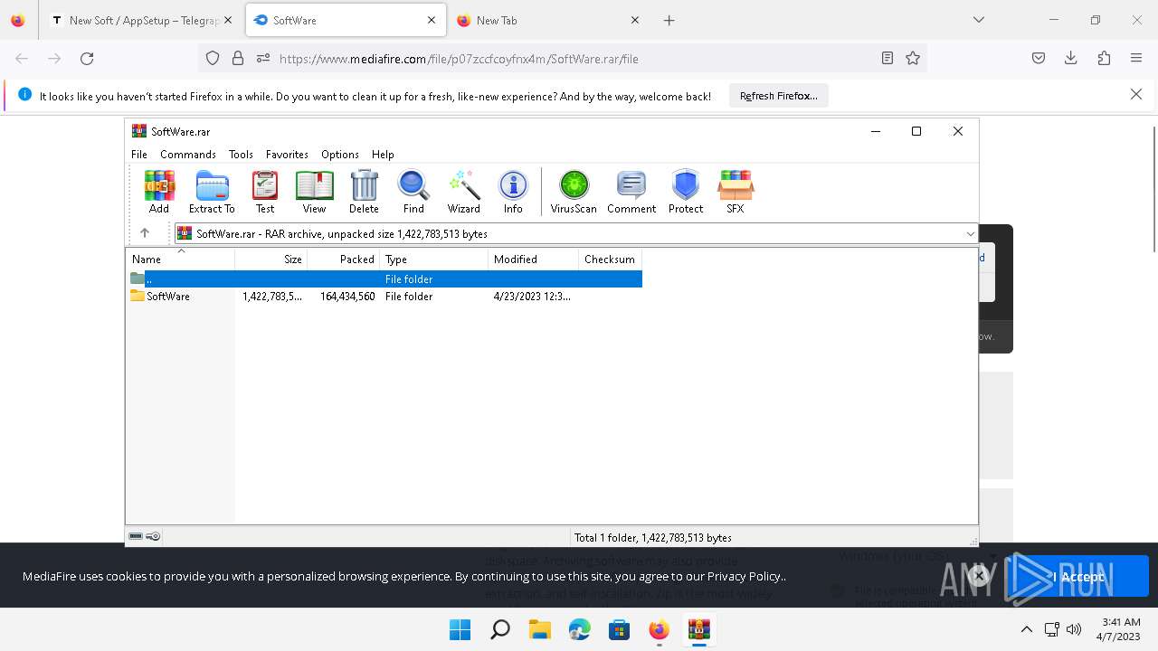Analysis https://telegra.ph/New-Soft-2023-02-14 Malicious activity - Interactive analysis ANY.RUN
