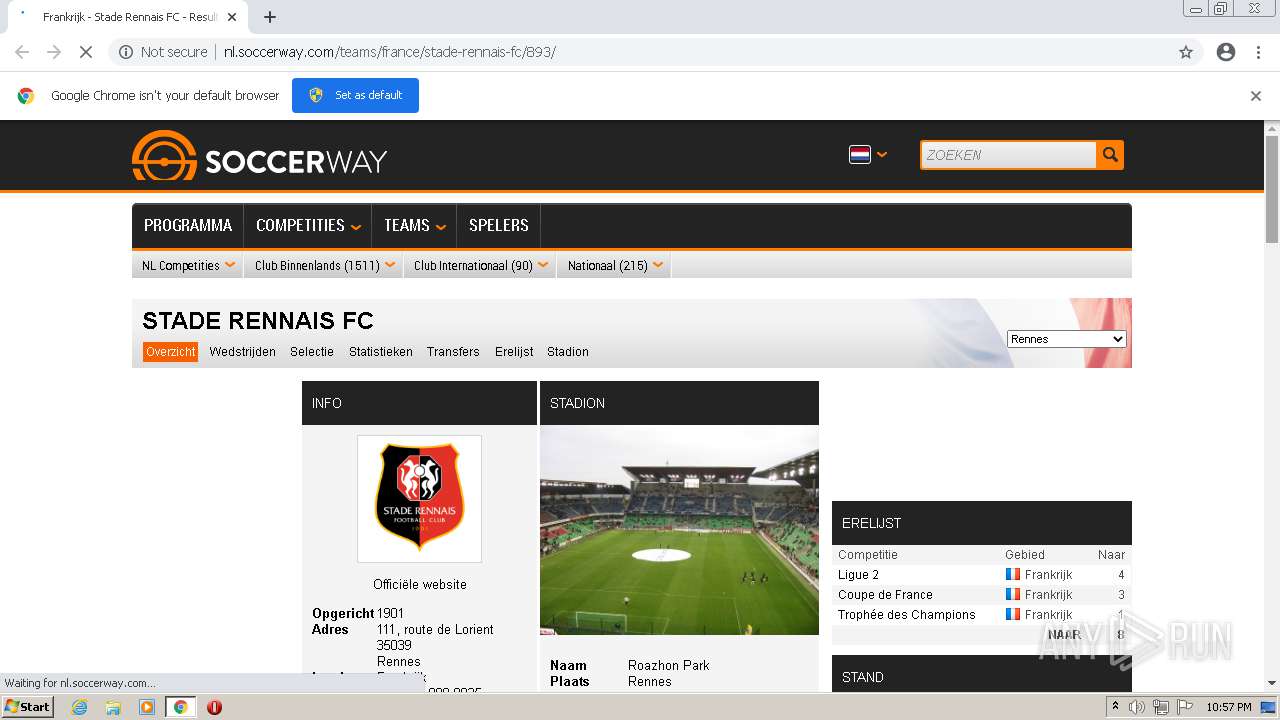 Malware analysis https://int.soccerway.com/teams/france/stade-rennais-fc/893/ Malicious activity ...