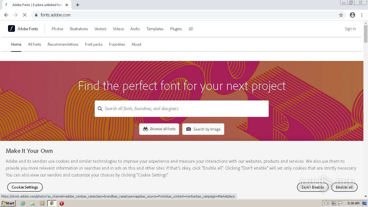 Analysis https://polka.typekit.com/ Malicious activity - Interactive analysis ANY.RUN