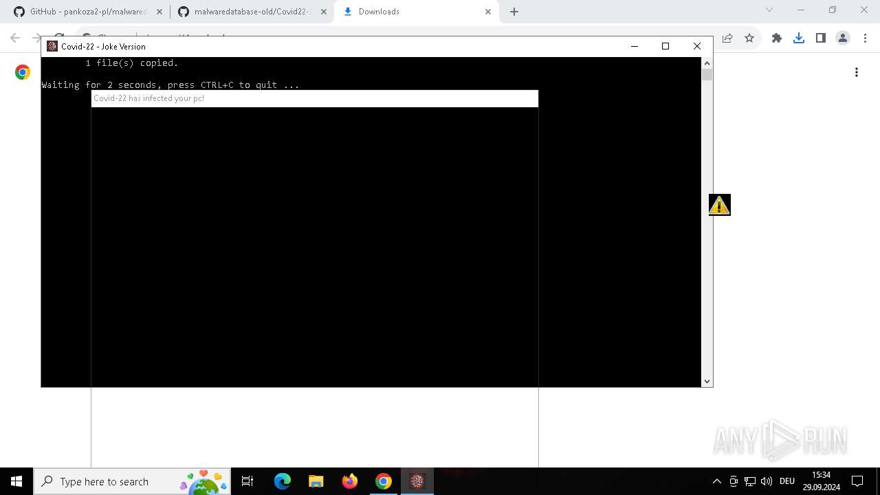 Malware analysis https://github.com/pankoza-pl/malwaredatabase ...