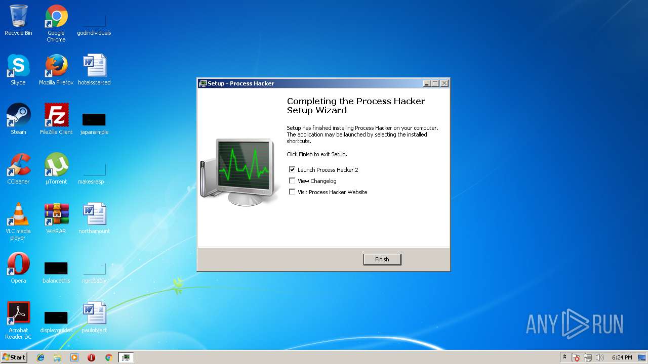 Malware analysis processhacker-2.39-setup.exe Suspicious activity | ANY.RUN - Malware Sandbox Online