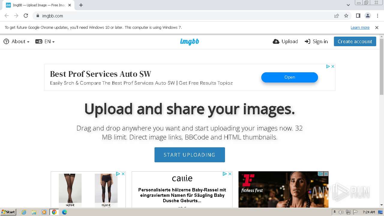 Analysis https://i.ibb.co/ Malicious activity - Interactive analysis ANY.RUN