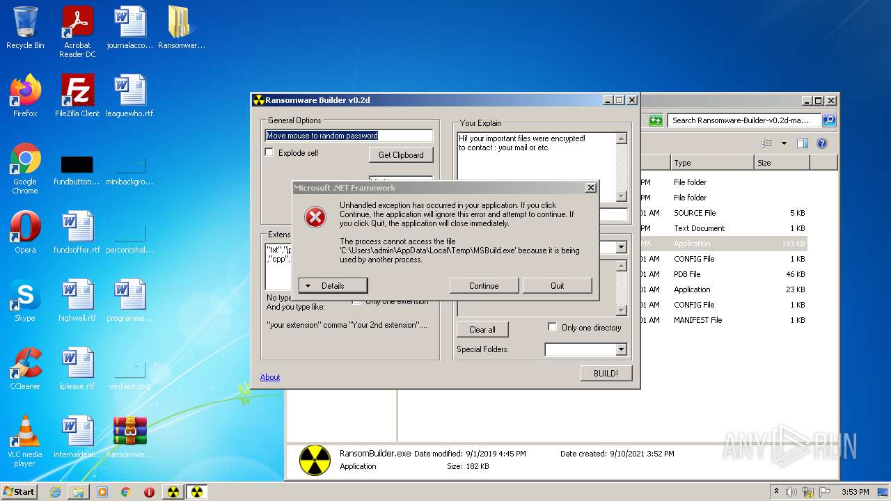 Analysis Ransomware-Builder-v0.2d-master.rar (MD5 ...