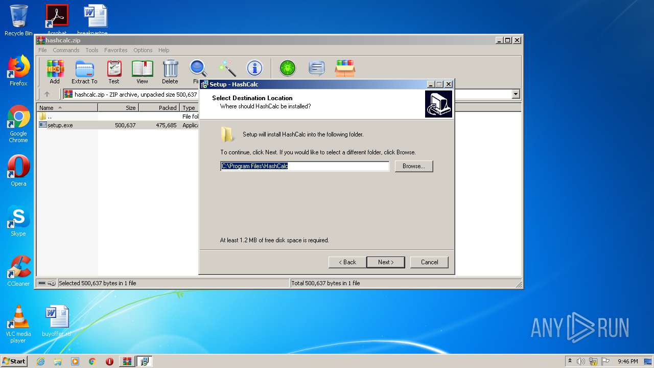 Malware analysis hashcalc.zip Malicious activity | ANY.RUN - Malware ...
