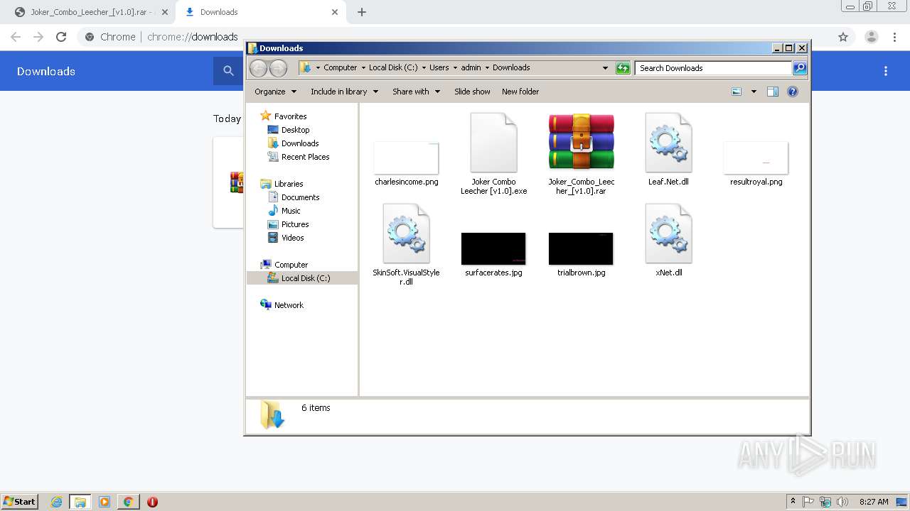 Malware analysis http://anonfile.com/v5s0m511o7/Joker_Combo_Leecher_v1 ...