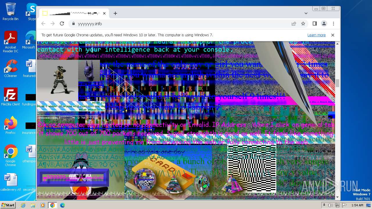 Malware analysis yyyyyyy.info Malicious activity | ANY.RUN - Malware Sandbox Online