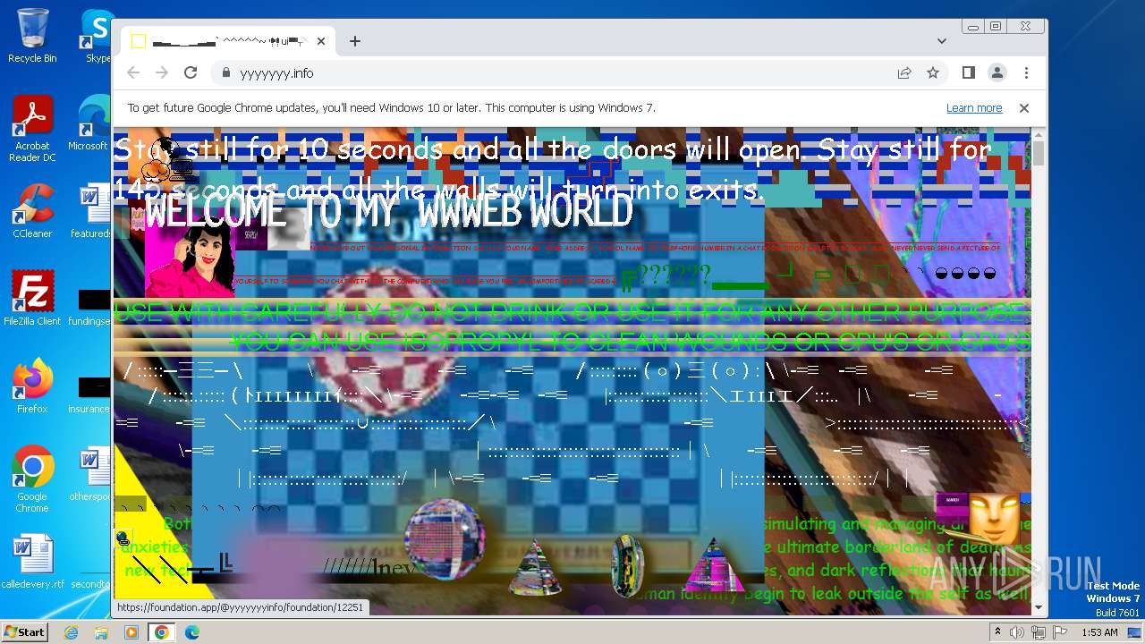Malware analysis yyyyyyy.info Malicious activity | ANY.RUN - Malware Sandbox Online