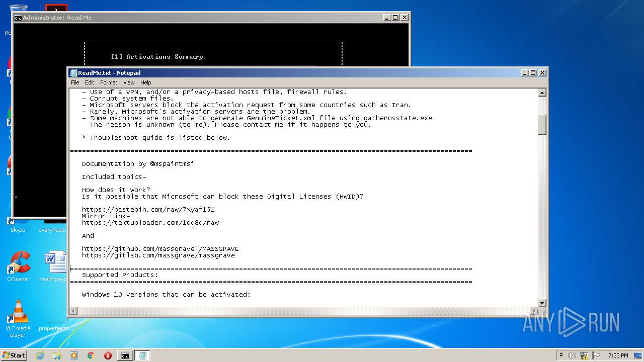 Analysis MAS_1.4_AIO_CRC32_9A7B5B05.cmd (MD5 ...