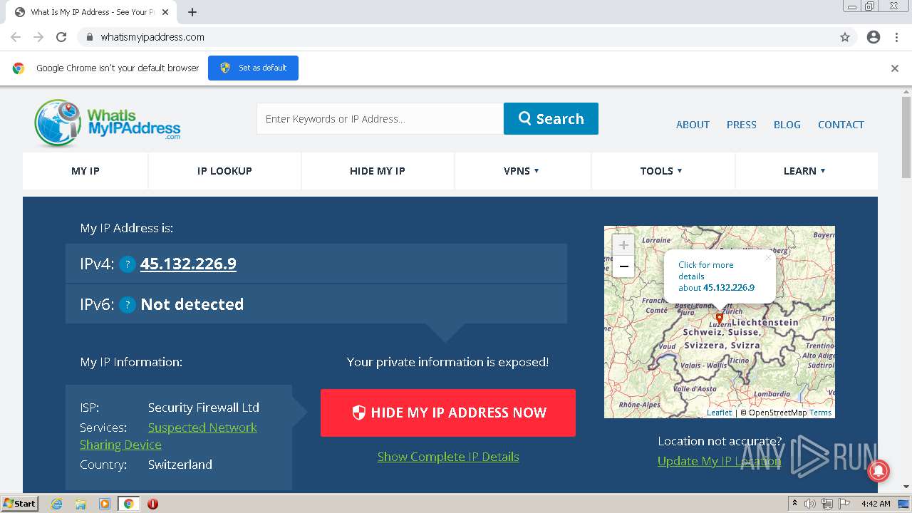 Malware analysis https://whatismyipaddress.com Malicious activity | ANY.RUN - Malware Sandbox Online
