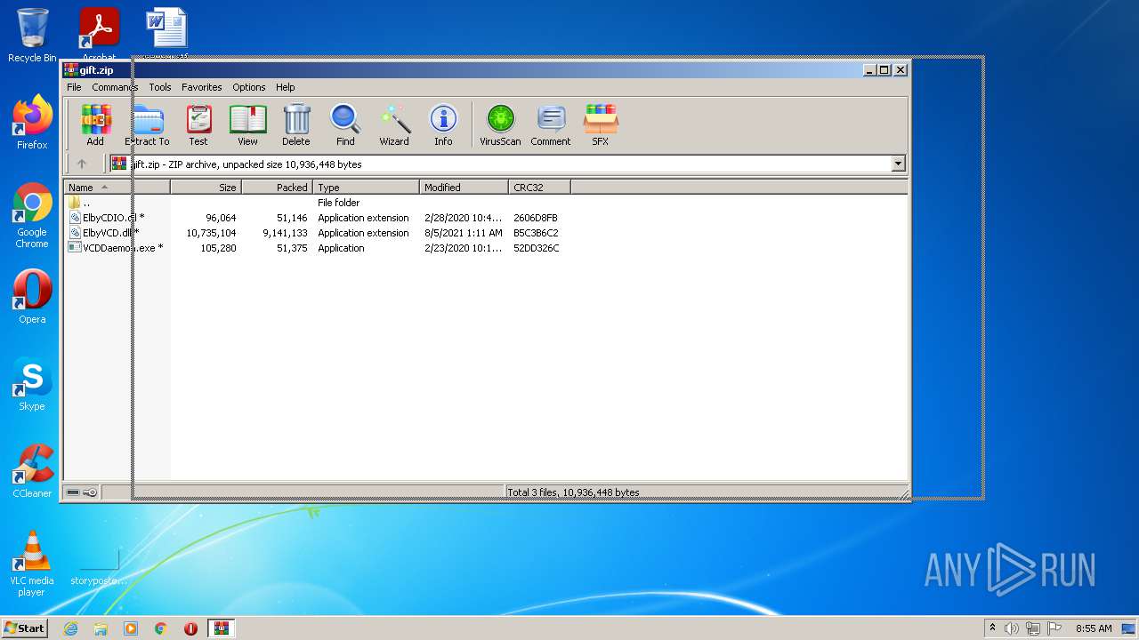 Malware analysis gift.zip Malicious activity | ANY.RUN - Malware ...