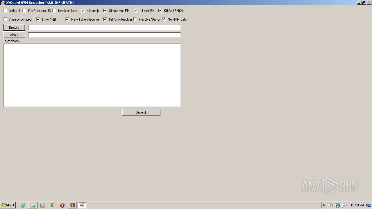 Malware analysis DNGuard HVM Unpacker.rar No threats detected | ANY.RUN ...