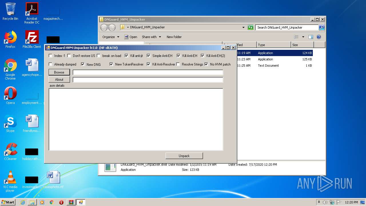 Malware analysis DNGuard HVM Unpacker.rar No threats detected | ANY.RUN ...