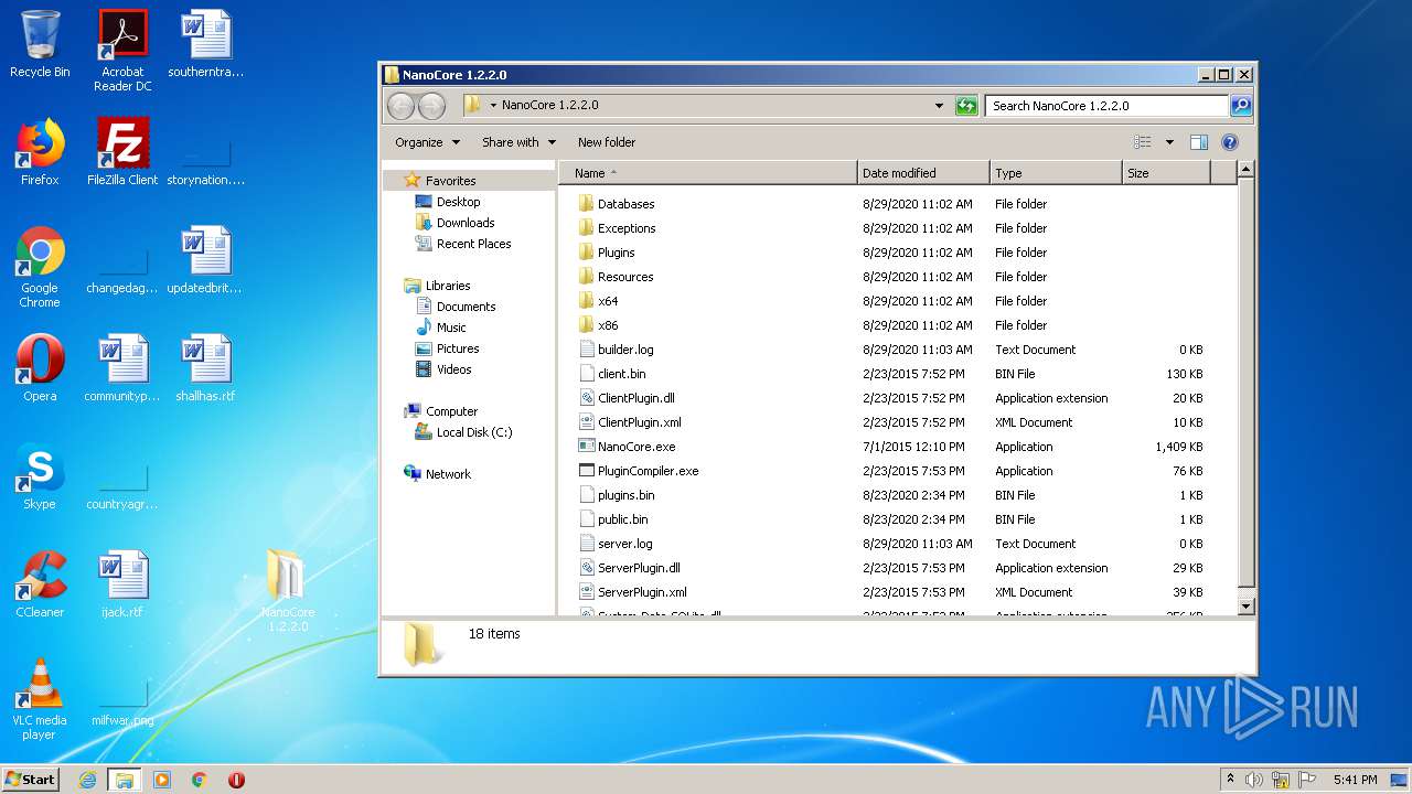 Malware analysis NanoCore 1.2.2.0 (2).rar Malicious activity | ANY.RUN ...