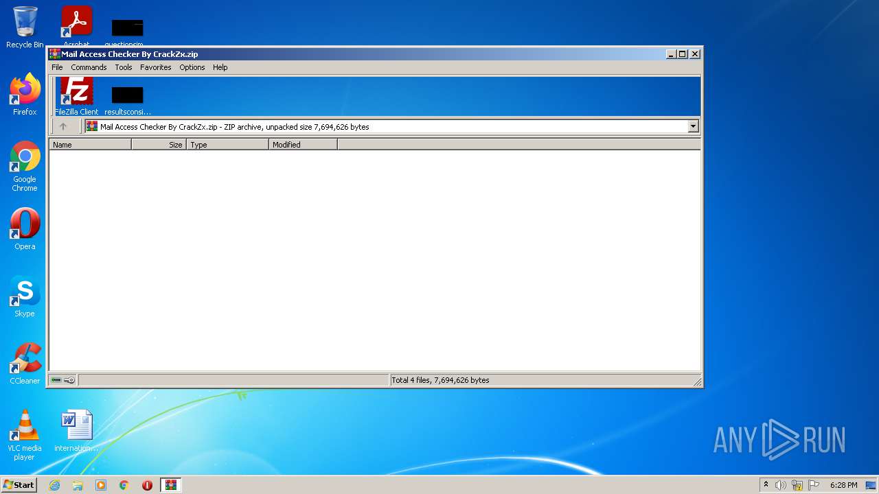 Analysis Mail Access Checker By Crackzx.zip (md5