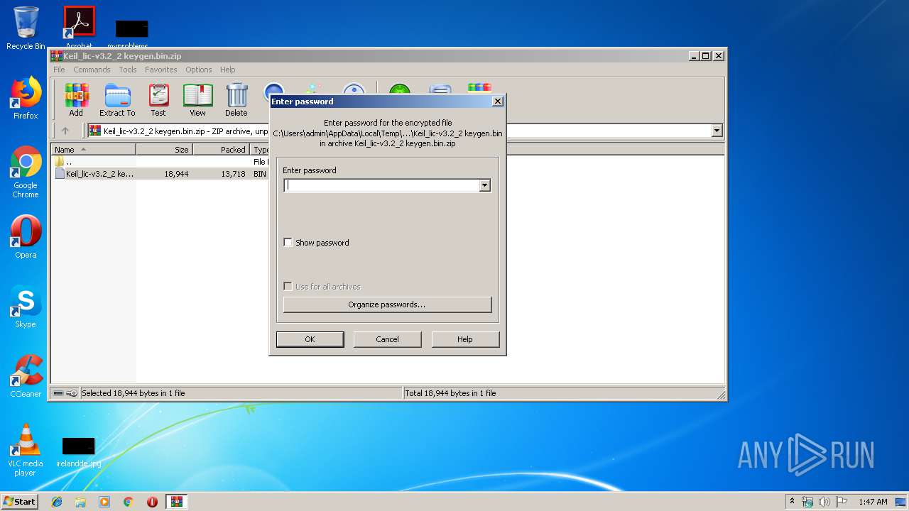 Malware Analysis Keil Lic-v3.2 2 Keygen.bin.zip No Threats Detected