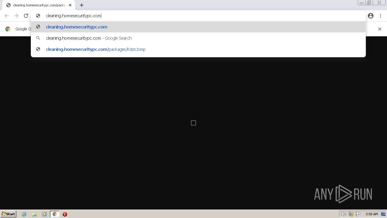 Malware Analysis Http: Cleaning.homesecuritypc.com Packages Kzizs.bmp