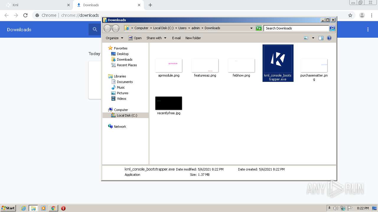 Malware analysis https://krnl.ca Malicious activity | ANY.RUN - Malware ...