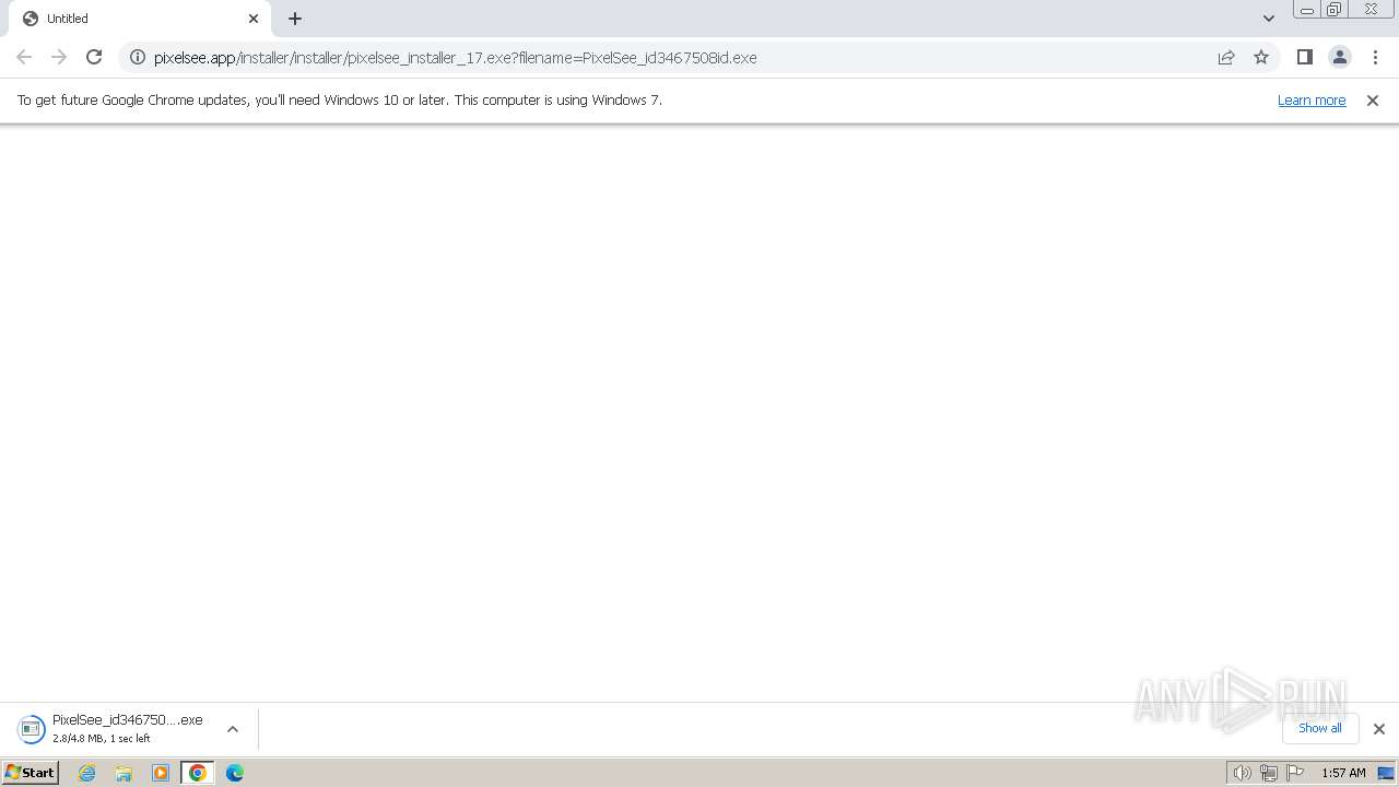 Malware analysis pixelsee.app/installer/installer/pixelsee_installer_17.exe?filename=PixelSee ...