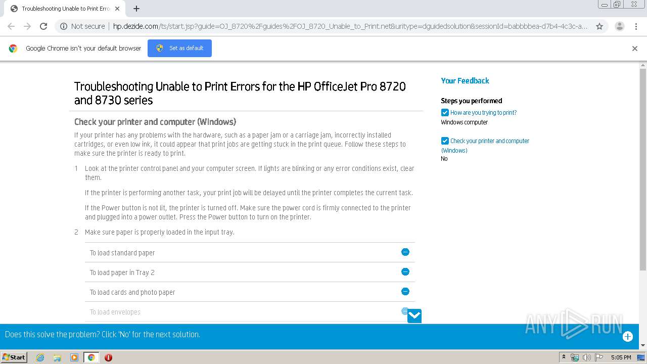 Malware analysis http://hp.dezide.com/ts/start.jsp?guide=OJ_8720 ...