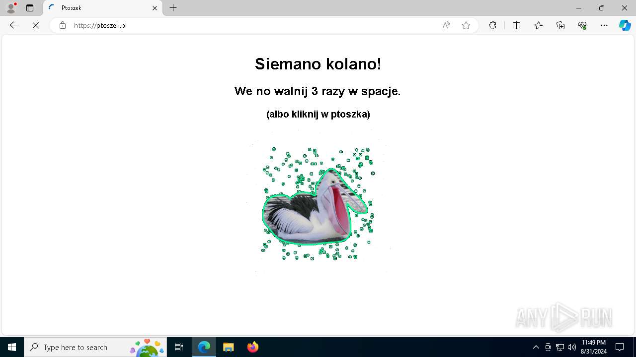 Malware analysis ptoszek.pl Malicious activity | ANY.RUN - Malware Sandbox Online