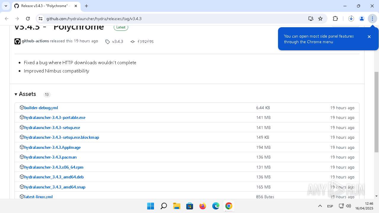 Malware analysis https://github.com/hydralauncher/hydra/releases/tag/v3.4.3 Malicious activity ...