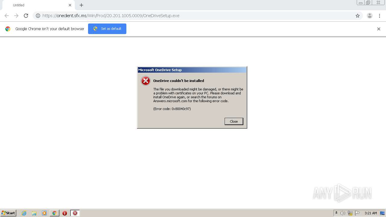 Malware Analysis Https: Oneclient.sfx.ms Win Prod 20.201.1005.0009