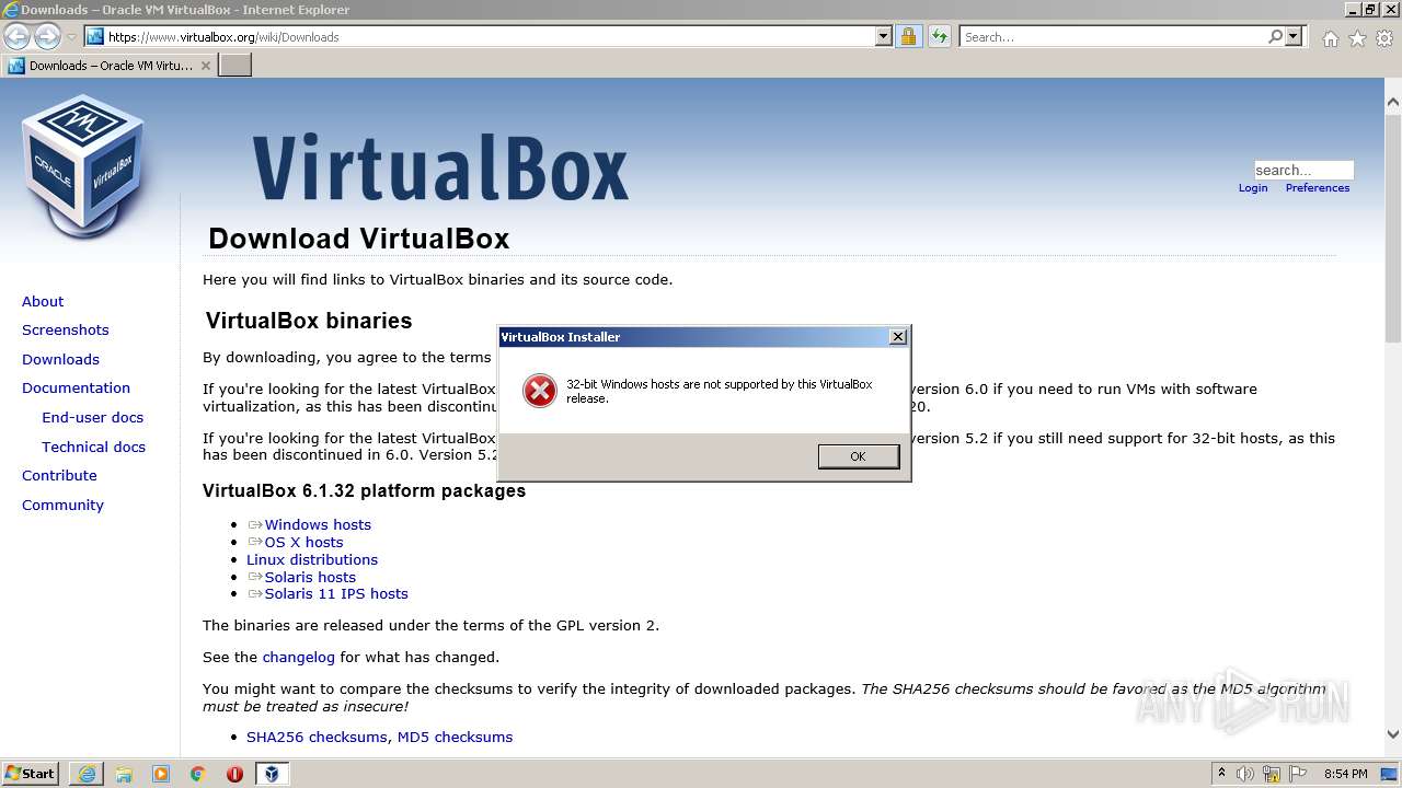 Malware analysis https://www.virtualbox.org/wiki/Downloads Malicious ...
