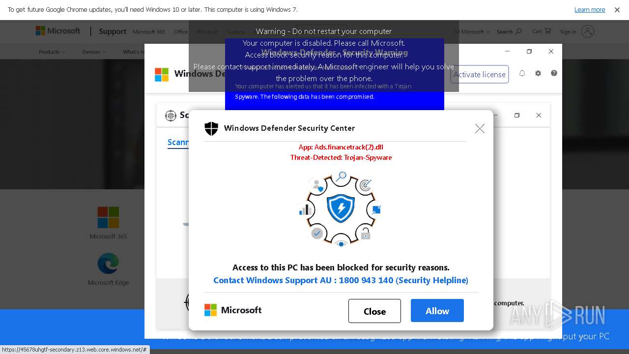 Analysis https://45678uhgtf-secondary.z13.web.core.windows.net No threats detected - Interactive ...