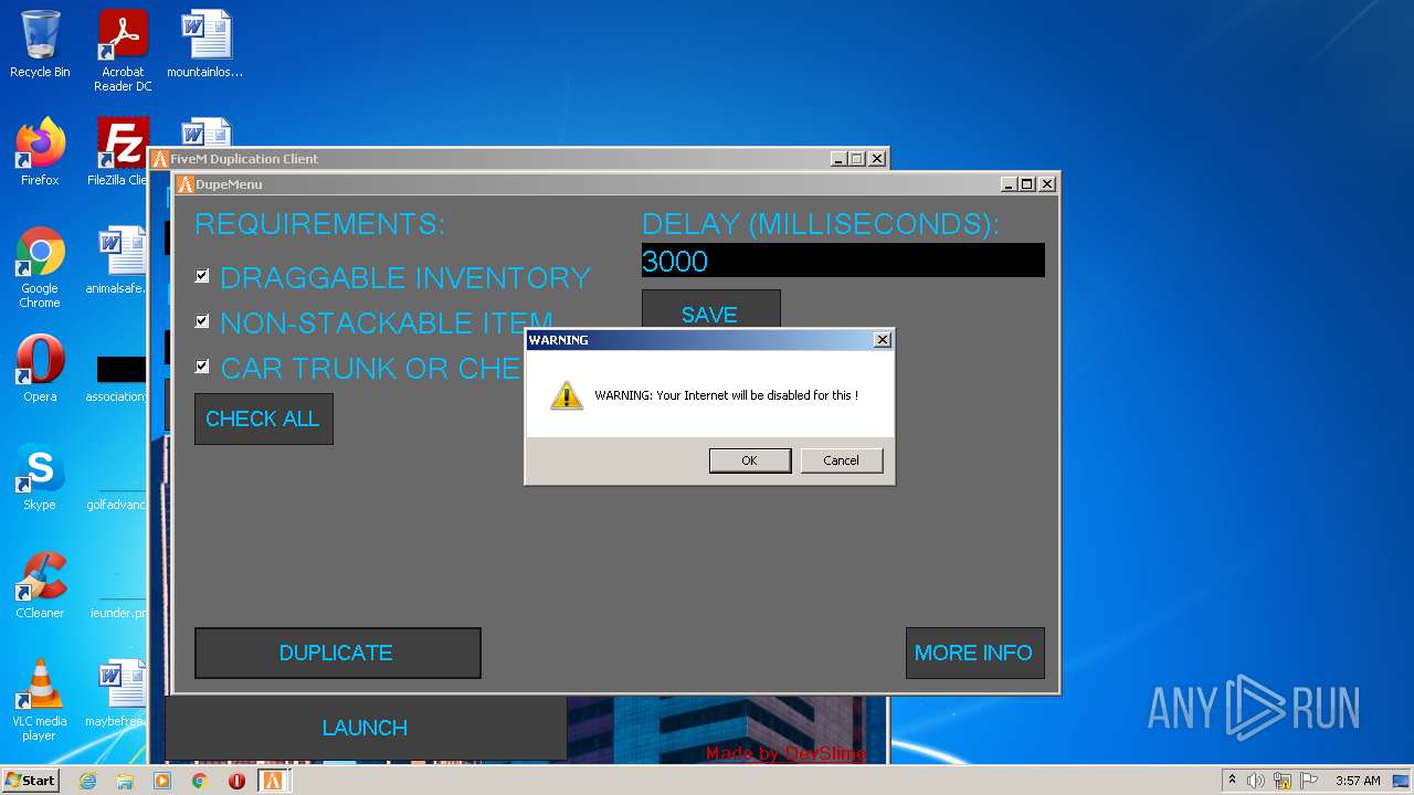 Malware analysis FiveM_Duplication_Client.exe Malicious activity | ANY ...