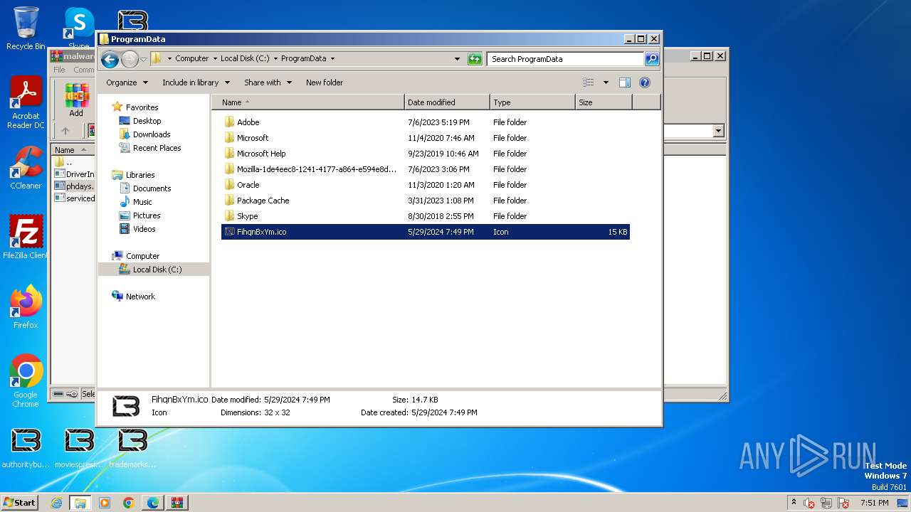 Analysis malware.zip (MD5: 2C103D99B586C4567896211C3DF00545) Malicious ...
