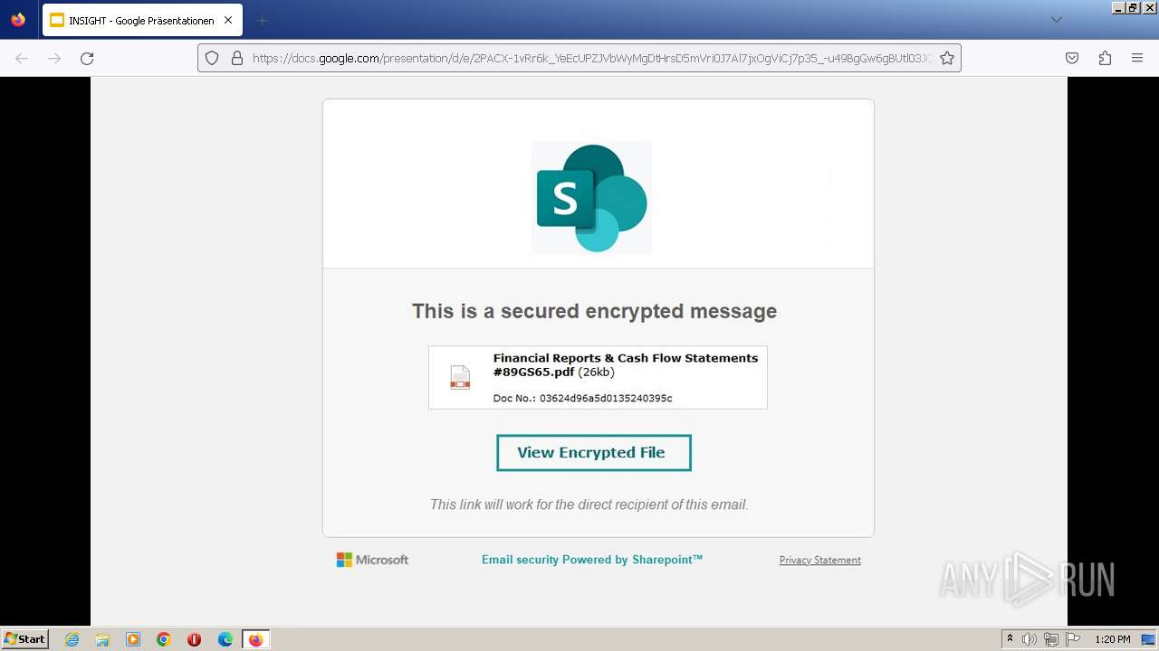 Malware analysis https://docs.google.com/presentation/d/e/2PACX-1vRr6k ...