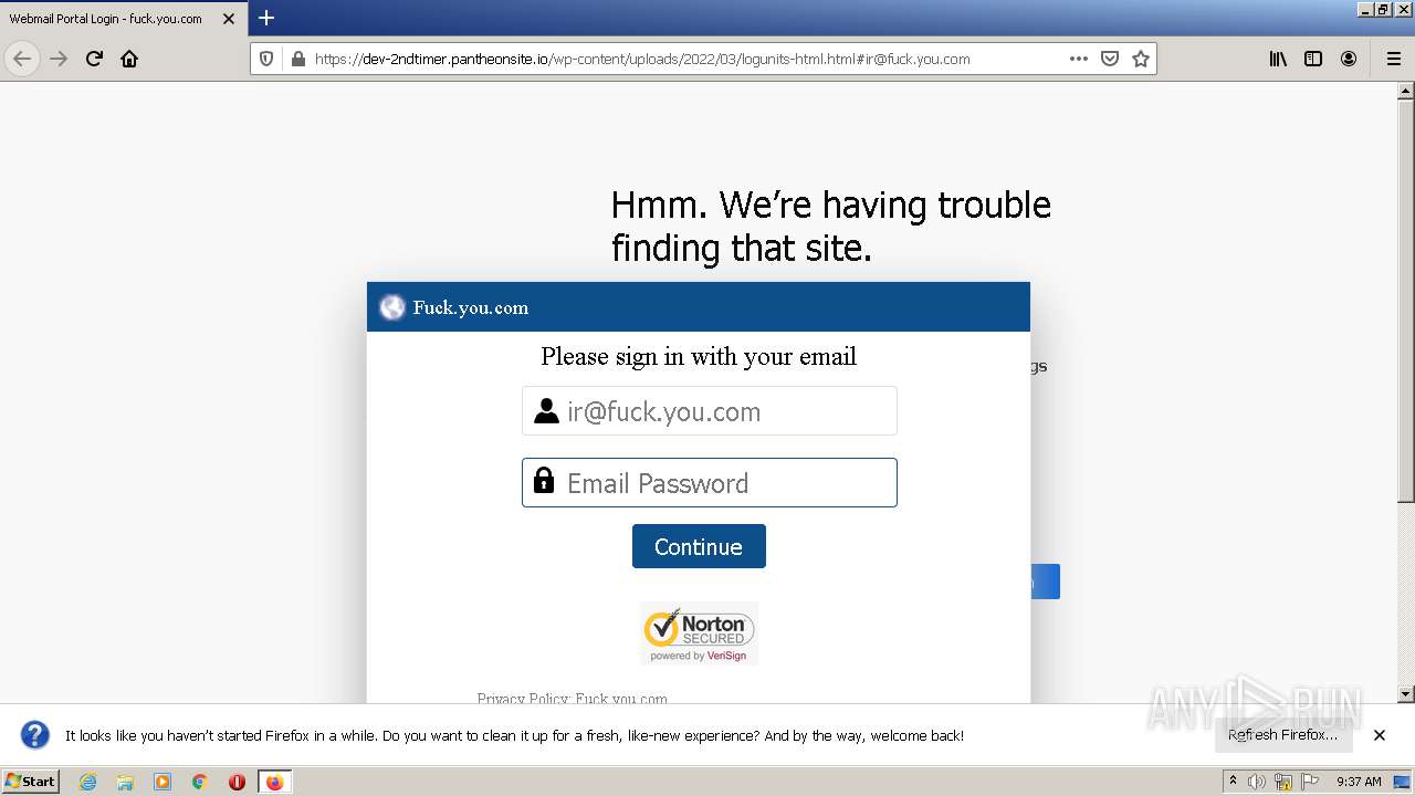 Malware analysis https://dev-2ndtimer.pantheonsite.io/wp-content/uploads/2022/03/logunits-html ...