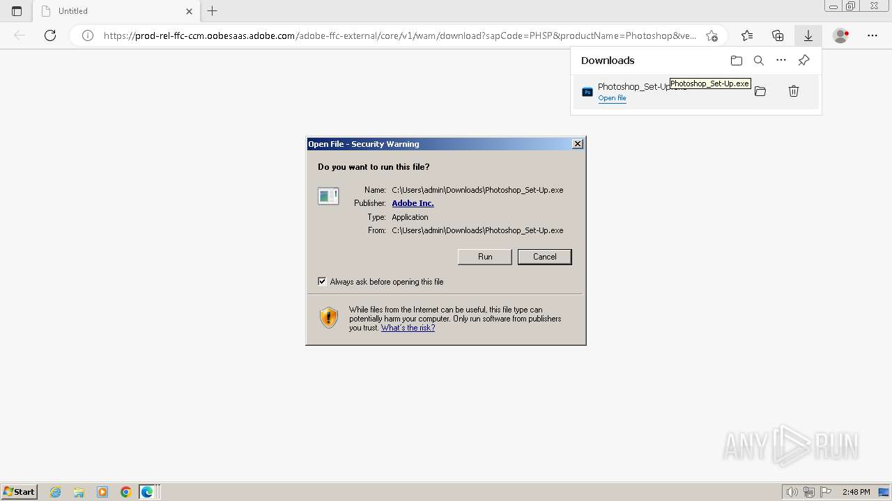 Malware analysis https://prod-rel-ffc-ccm.oobesaas.adobe.com/adobe-ffc ...