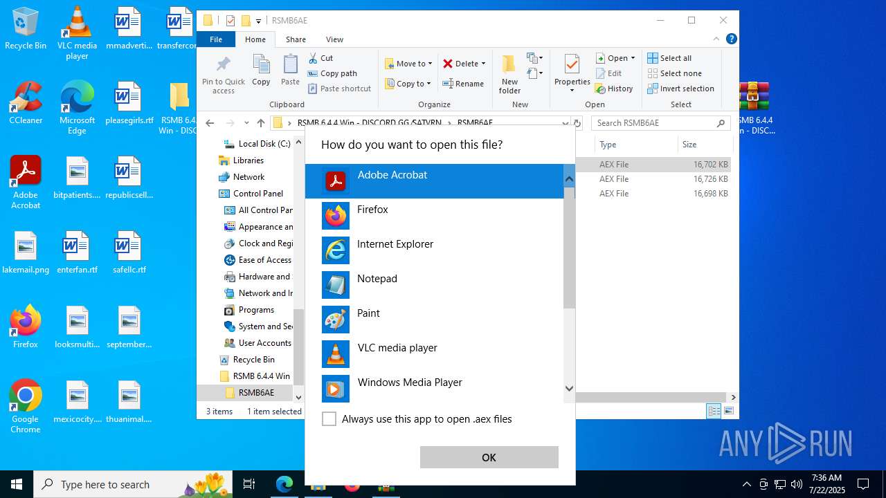 Malware analysis https://pixeldrain.com/u/Sz48fzbK Malicious activity ...