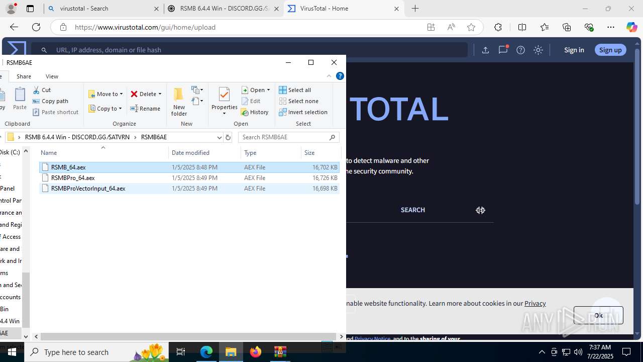 Analysis https://pixeldrain.com/u/Sz48fzbK Malicious activity - Interactive analysis ANY.RUN