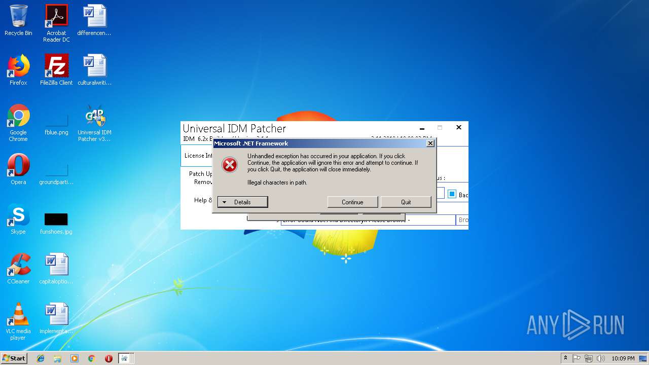 Analysis Universal Idm Patcher V3.1.1.exe (md5