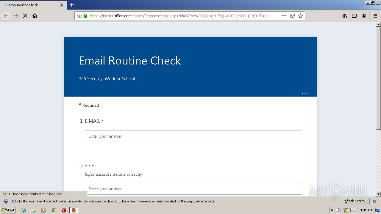 Malware analysis https://forms.office.com/Pages/ResponsePage.aspx?id ...