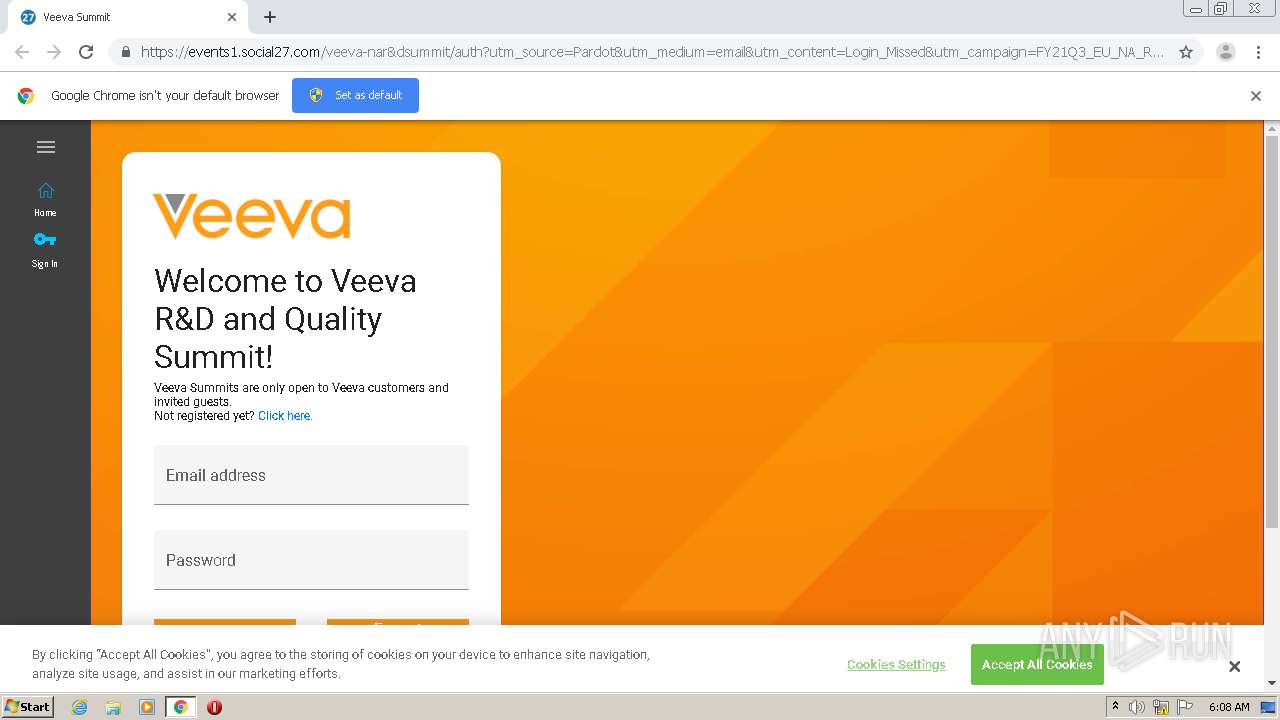 Malware analysis https://nam02.safelinks.protection.outlook.com/?url=https%3A%2F%2Fgo.veeva.com ...