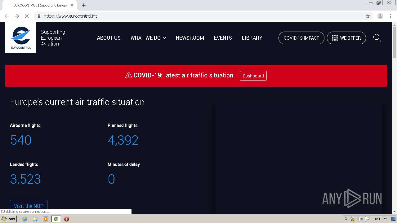 Malware analysis https://urldefense.proofpoint.com/v2/url?u=http-3A__www.eurocontrol.int_&d ...