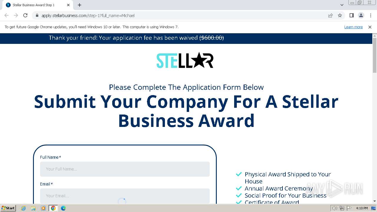 Malware analysis https://urldefense.com/v3/__https:/apply.stellarbusiness.com/step-1?full_name ...